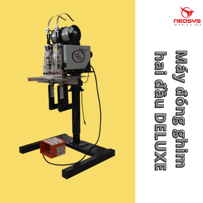 DELUXE Two-Head Stapler - Professional 6mm stapler with foot pedal ...